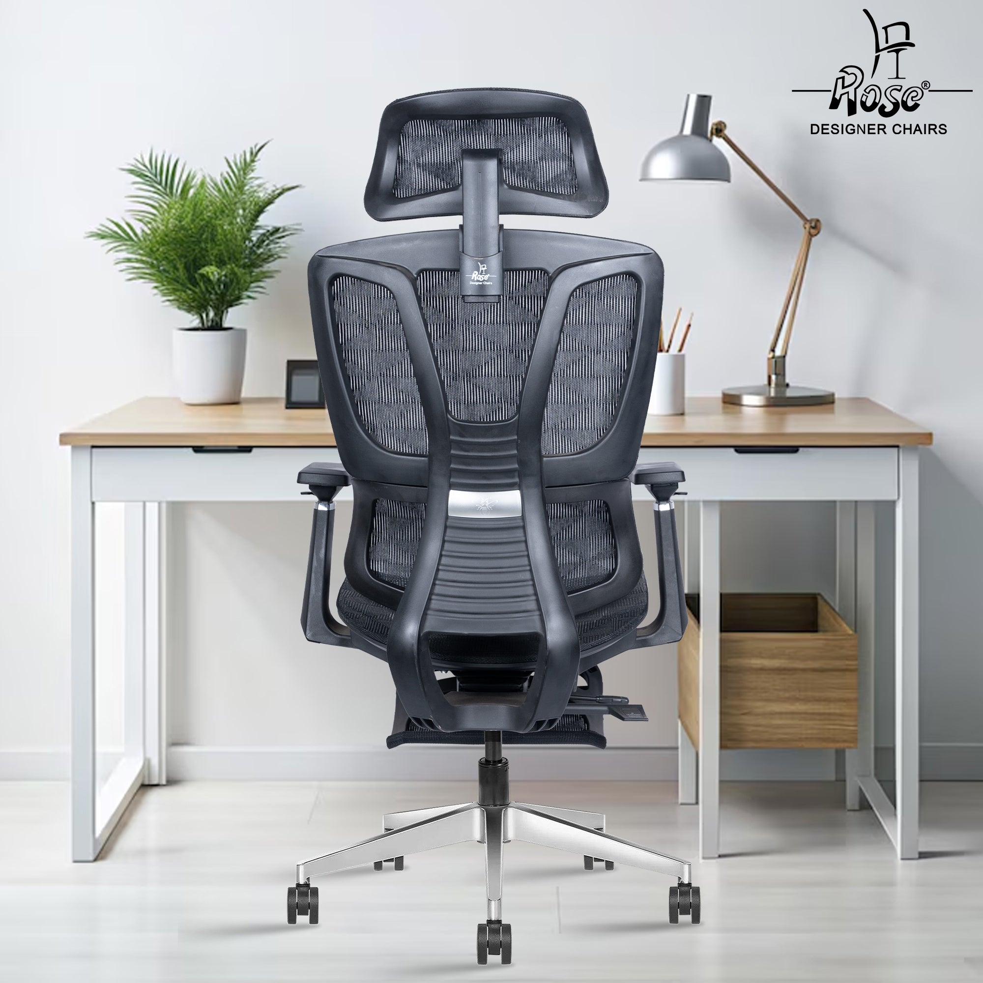 ROSE® Canary Premium Ergonomic Office Chair with Footrest – Rose ...